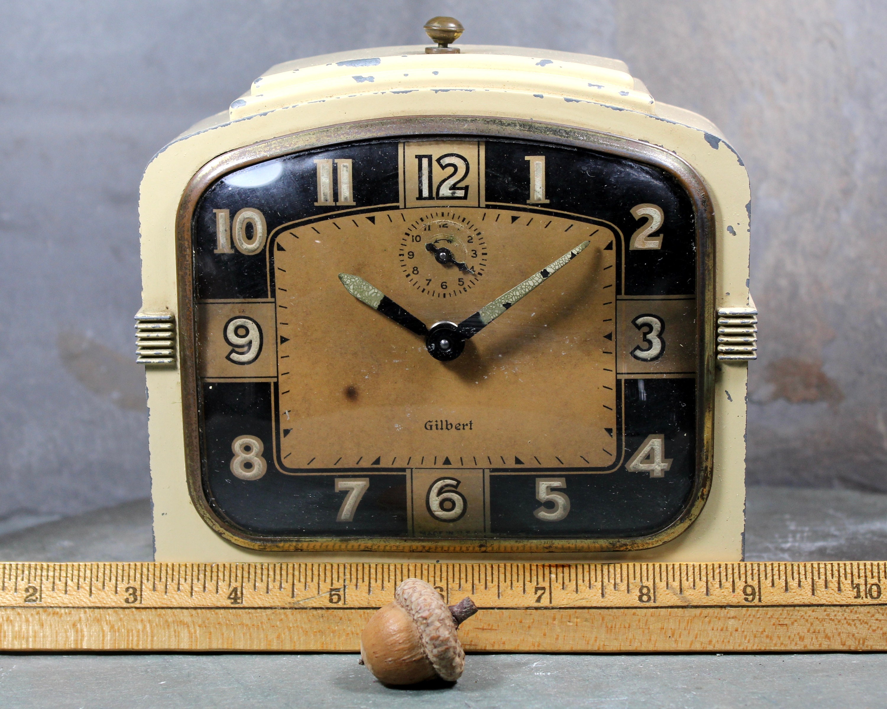 RARE Vintage Alarm Clock Gilbert Metal Case Wind-up Alarm | Etsy