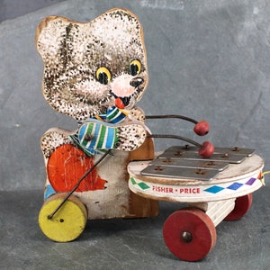 Fisher Price Shaggy Zilo | Xylophone Pull Toy | Antique Fisher Price ...