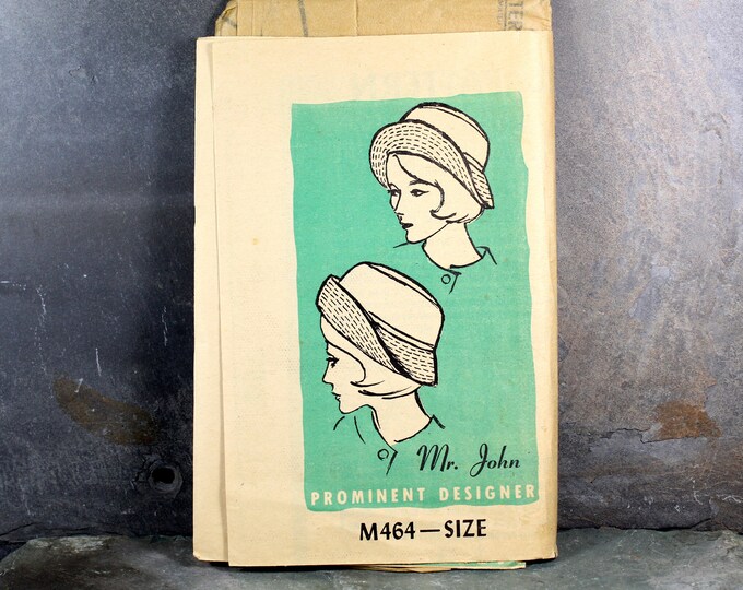 1960s Mr. John Hat Pattern Reader Mail, Inc. Pattern Vintage Hat ...