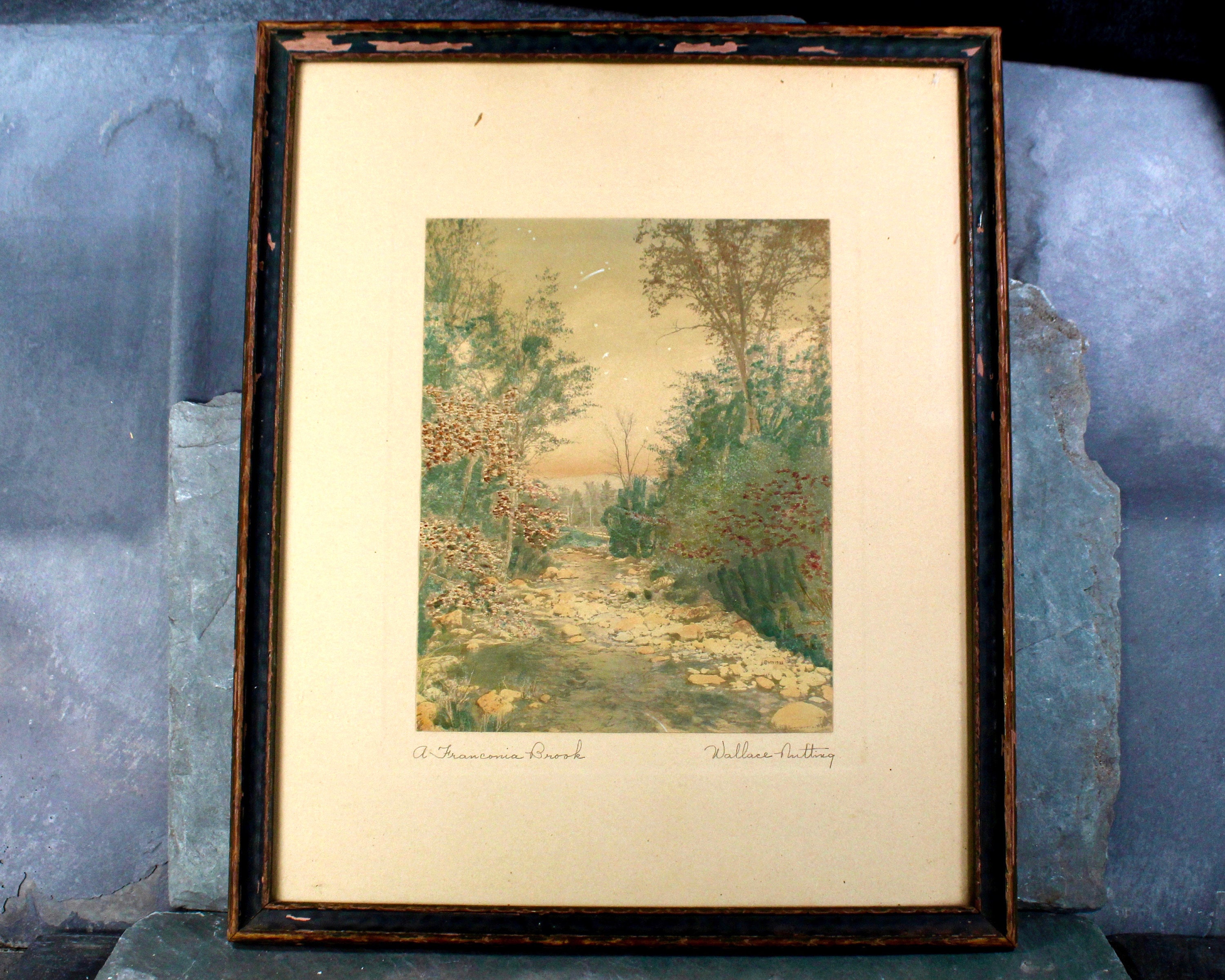 Original Wallace Nutting Hand Colored Photograph a - Etsy