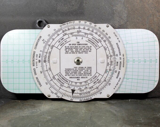 Dalton Dead Reckoning Computer - Weems System of Navigation - Vintage ...