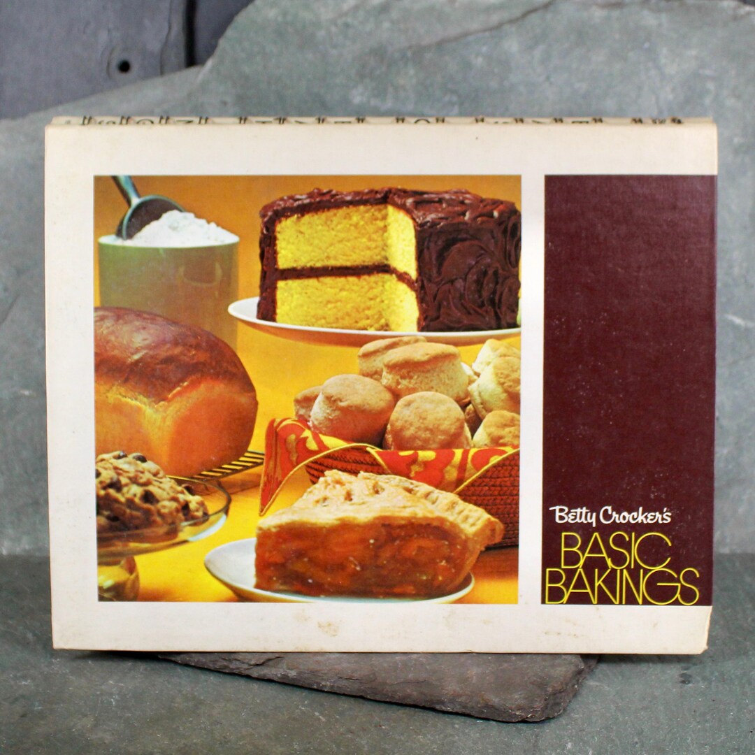 HARD TO FIND! Betty Crocker's Basic Bakings | 1971 Vintage Cookbook ...
