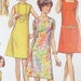 1970 Simplicity 8882 mod Dress Pattern Complete, Uncut & Factory Folded ...
