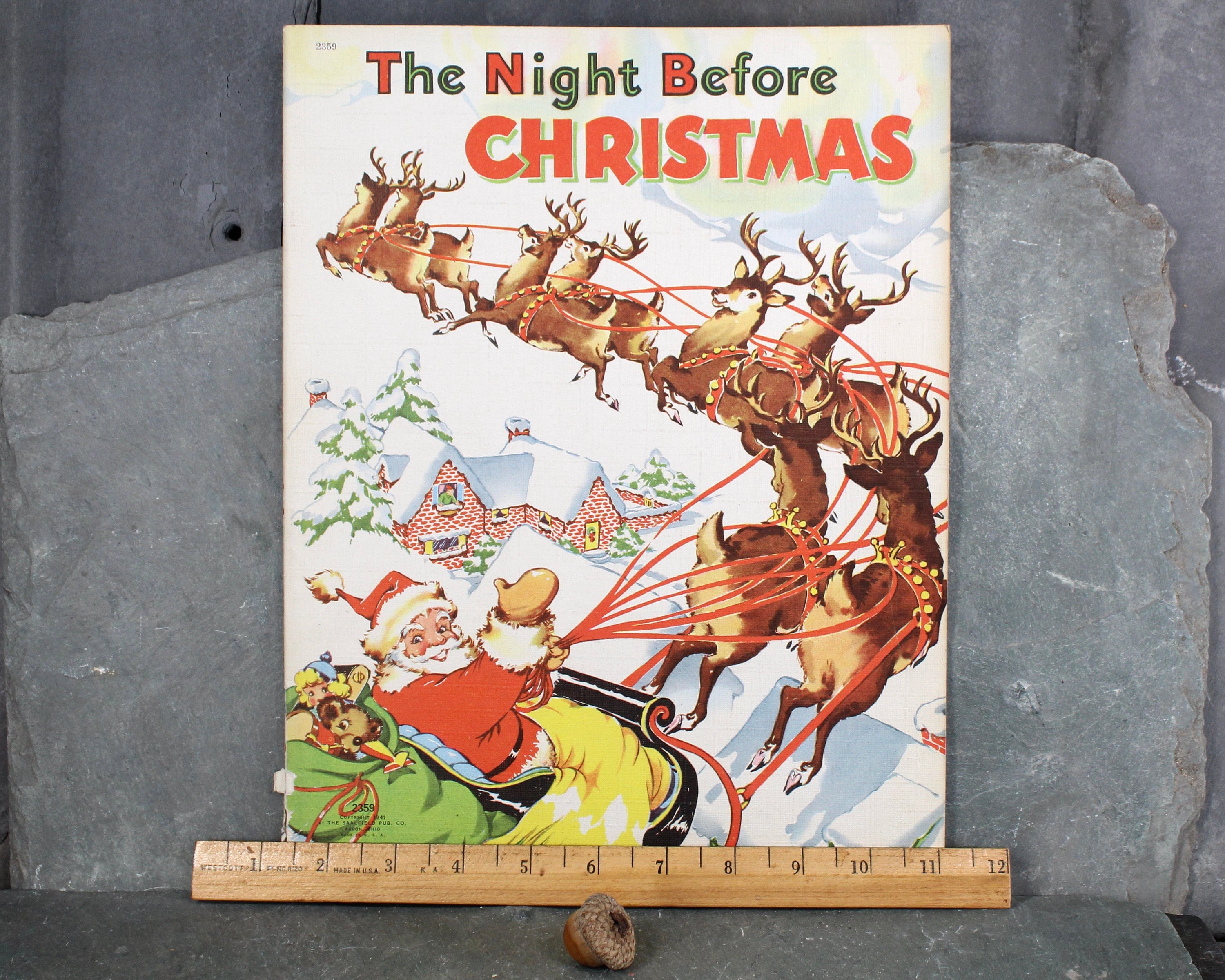 RARE the Night Before Christmas 1941 First Edition - Etsy