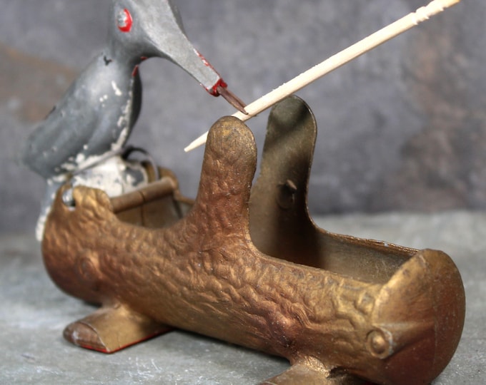Unusual Antique Toothpick Picker | Woodpecker Toothpick Grabber ...