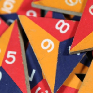 1939 Contack Game by Parker Brothers | Antique Triominoes-style Game ...