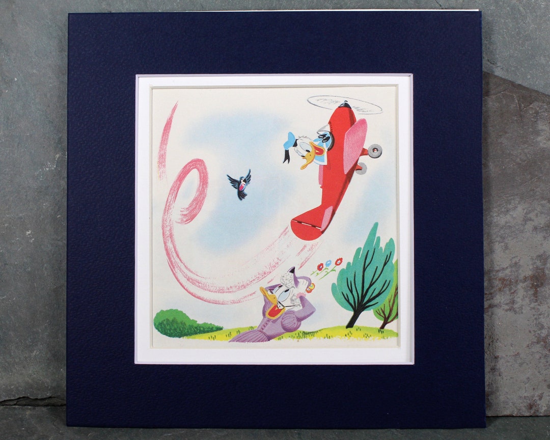 Donald Duck Authentic Children's Book Art - Not Reprint - Includes ...
