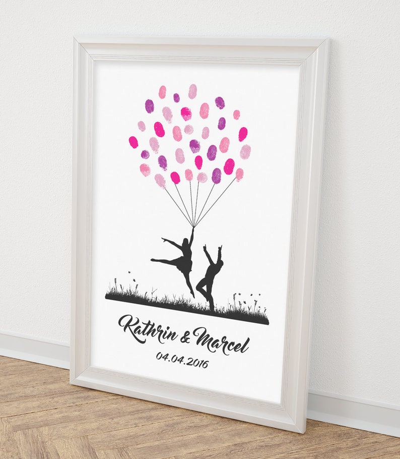 Wedding Fingerprint Balloon Balloon Jubilee Birthday on | Etsy