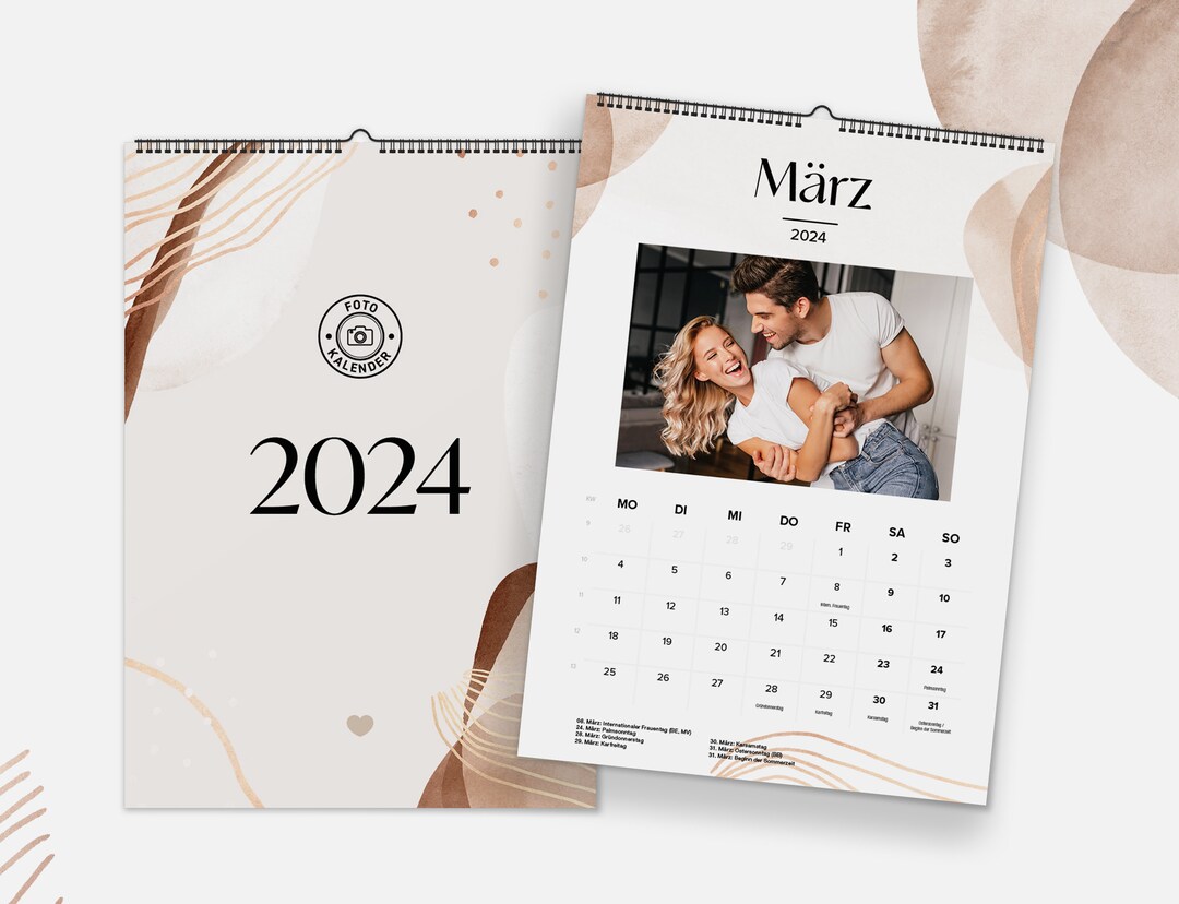 Photo Calendar Craft Calendar 2024, Wall Calendar, Gift, Birthday Gift ...