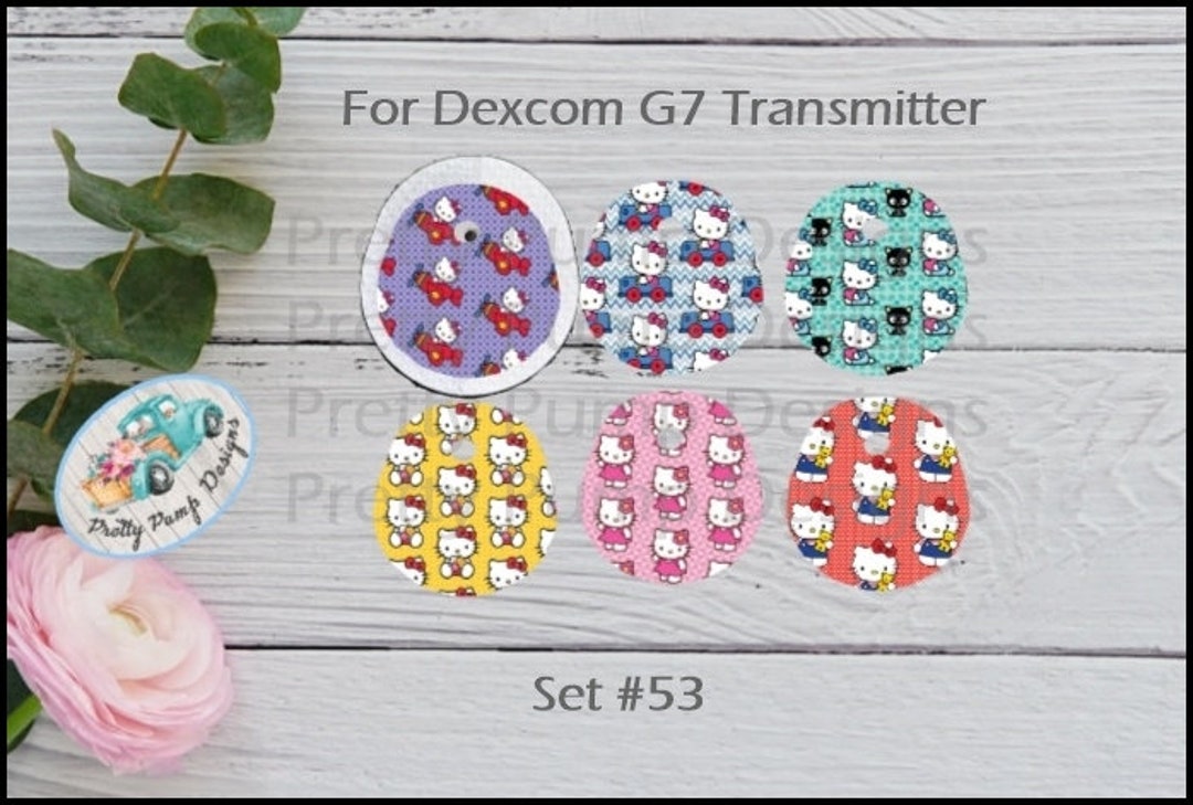 Dexcom G7 Transmitter Sticker, Set of 6 , Pretty Kitty, Kitty - Etsy