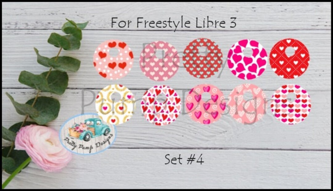 Freestyle Libre 3 Stickers, Hearts, Love, Valentine - Etsy