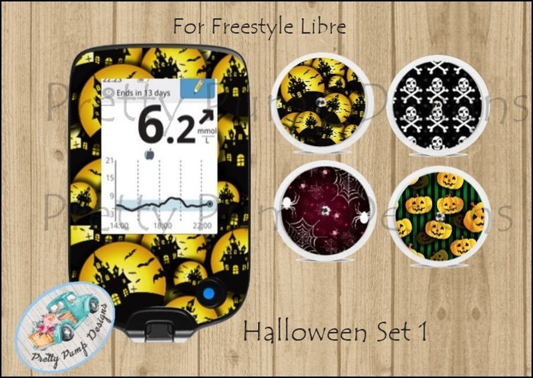 Freestyle Libre Reader Sticker Sets Vintage Halloween - Etsy