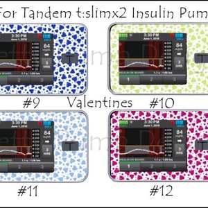Tandem T:slimx2 Insulin Pump Stickers, Valentines, Hearts - Etsy