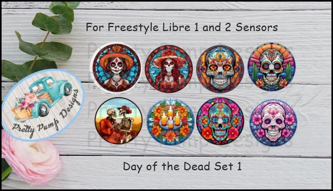 Freestyle Libre 1 and 2 Sensor Stickers Sets Set of 8 Day of - Etsy
