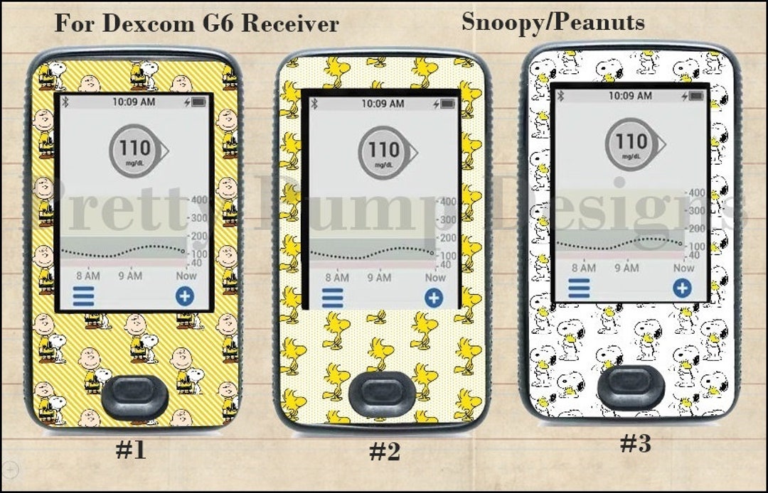 Dexcom G6 Receiver Skin Sticker Decal, Peanuts, Snoopy - Etsy