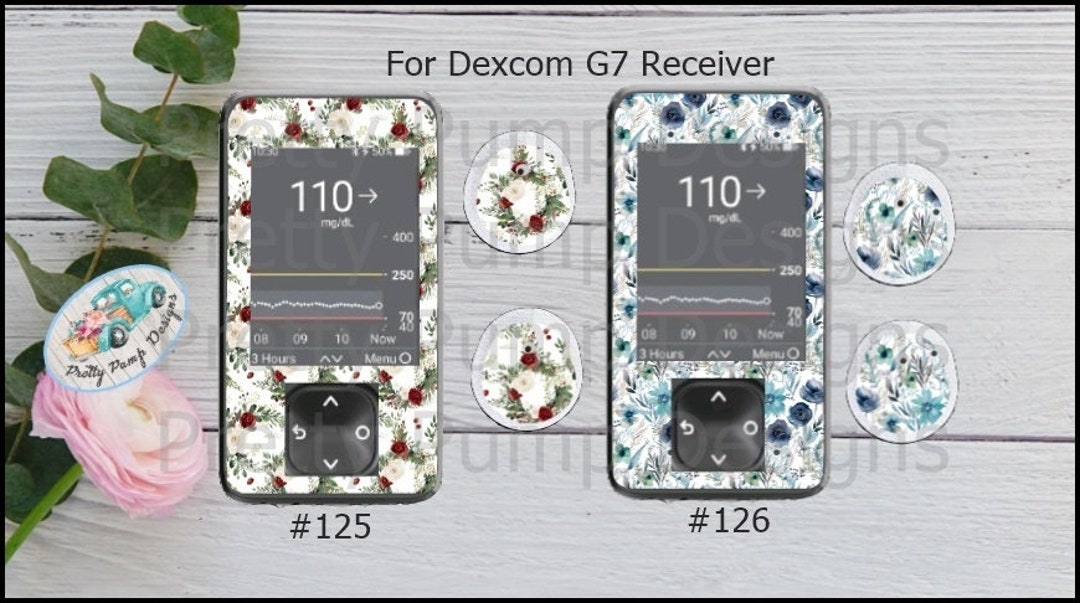 Dexcom G7 Receiver Stickers, Winter Floral, Winter Flowers, Floral ...