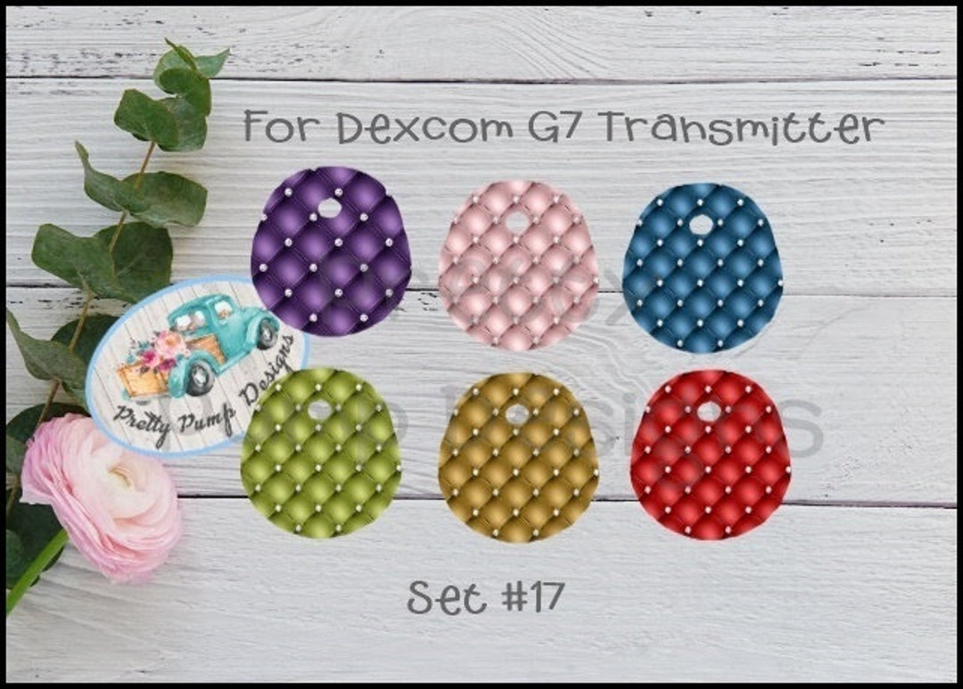 Dexcom G7 Transmitter Sticker, Set of 6 , Diamond Tufted - Etsy