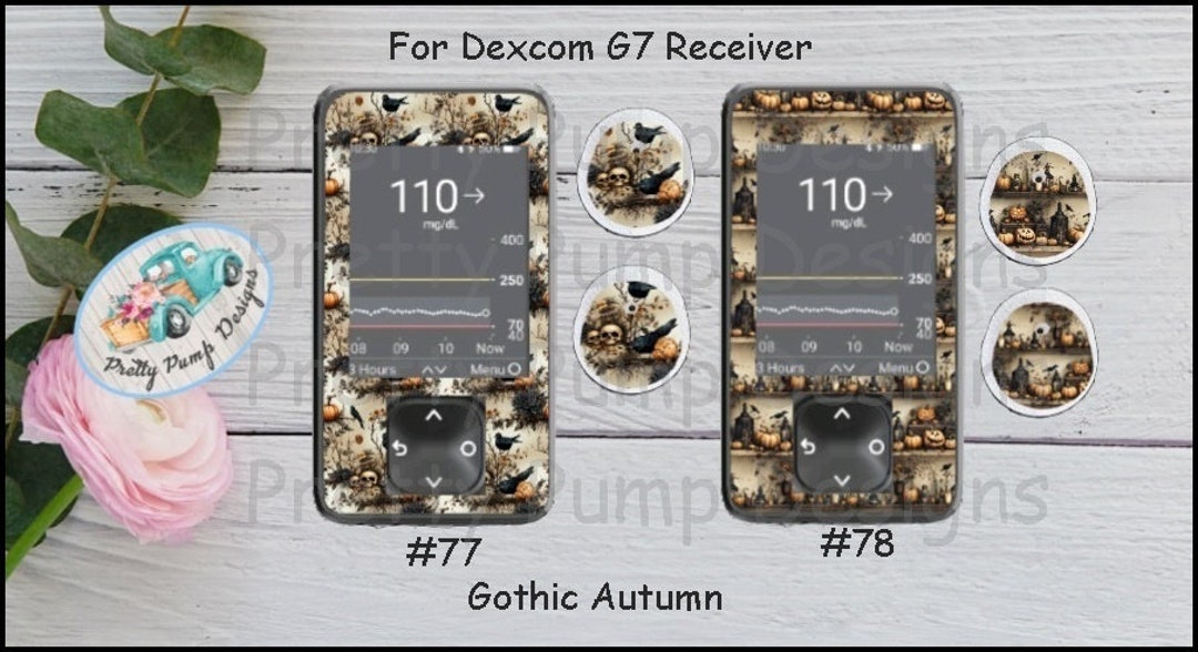Dexcom G7 Receiver Stickers, Gothic Autumn, More Autumn, Pumpkins - Etsy