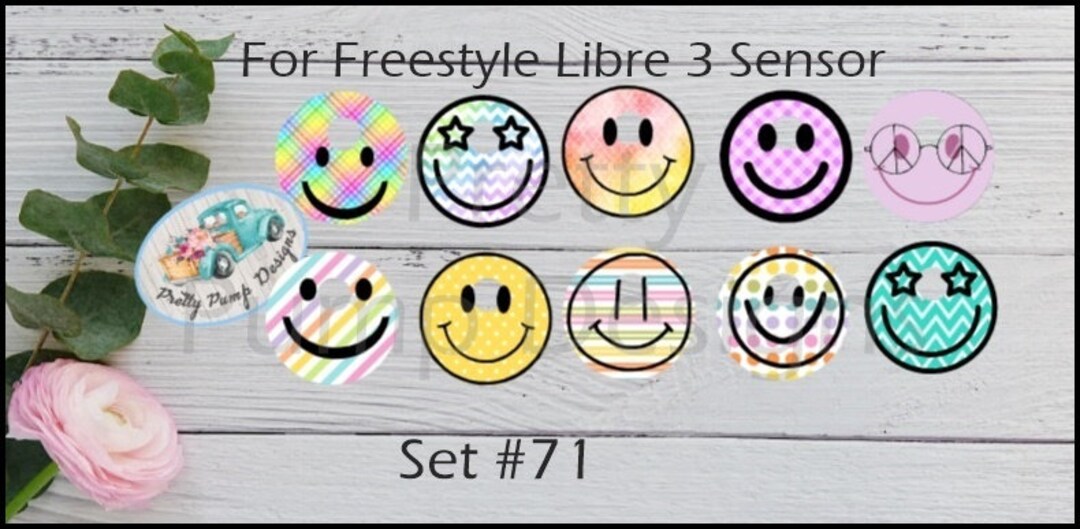 Freestyle Libre 3 Stickers, Smiley Faces, Happy Faces - Etsy UK