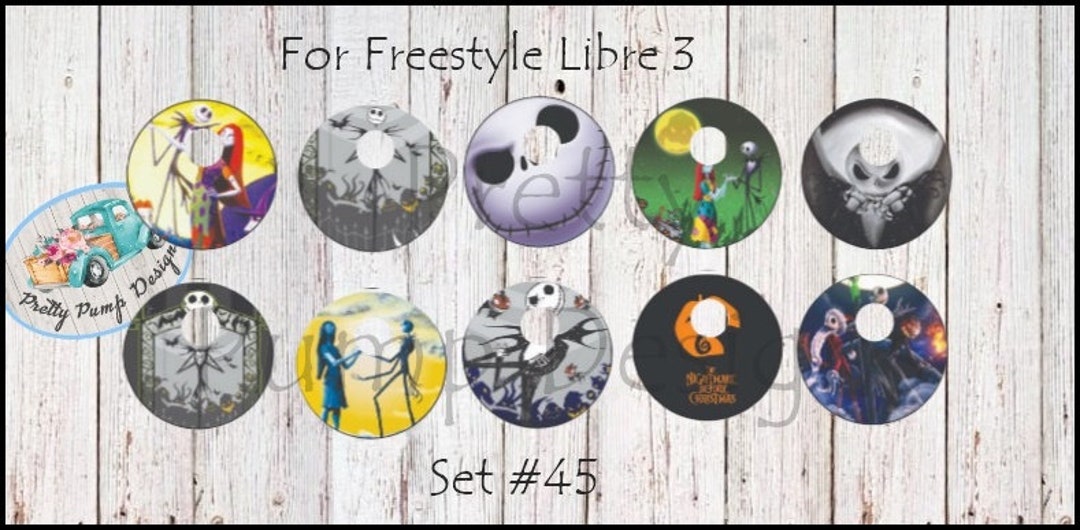 Freestyle Libre 3 Stickers, NBC, Nighmare Before Christmas - Etsy