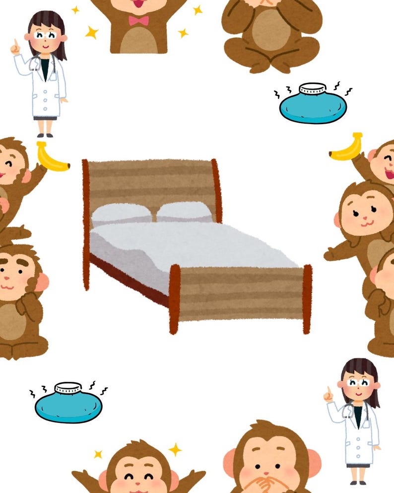Five Lil Monkeys PNG - Etsy