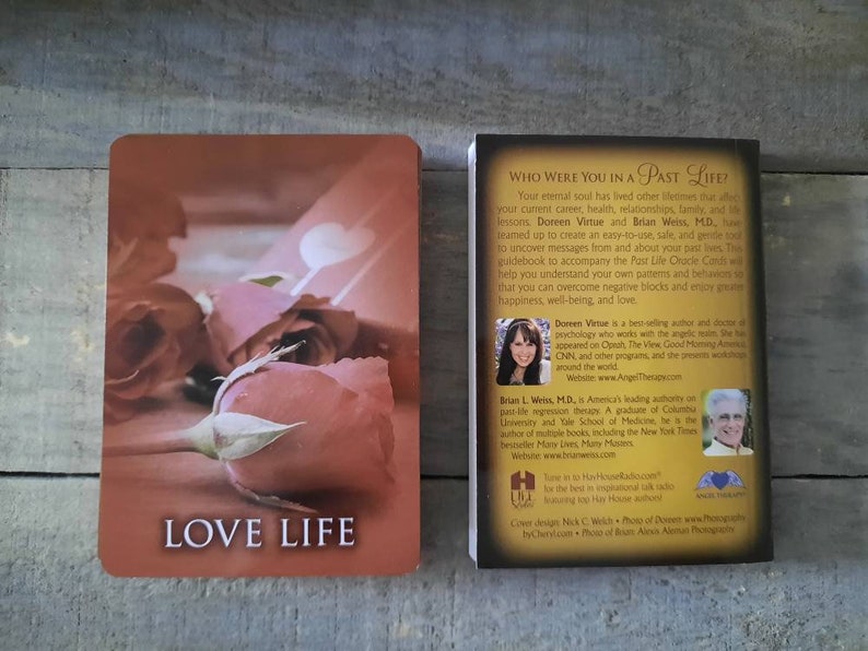 Past Life Oracle Cards Doreen Virtue and Brian L. Weiss 44 Card Deck ...