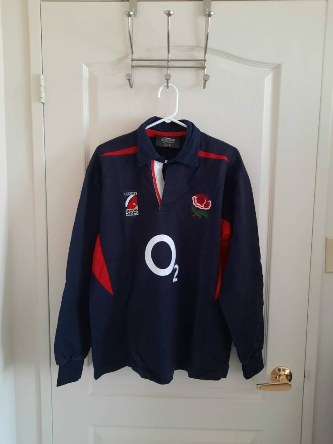 England Rugby O2 Rose Cotton Long Sleeve Sweatshirt by Rugby Sevens ...