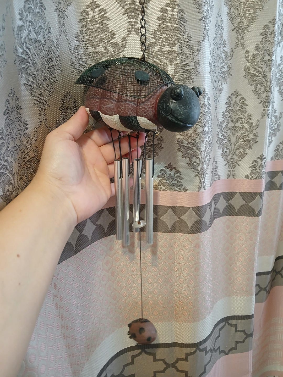 Vintage Resin & Metal Ladybug Wind Chime Garden Decor Insects Bugs - Etsy