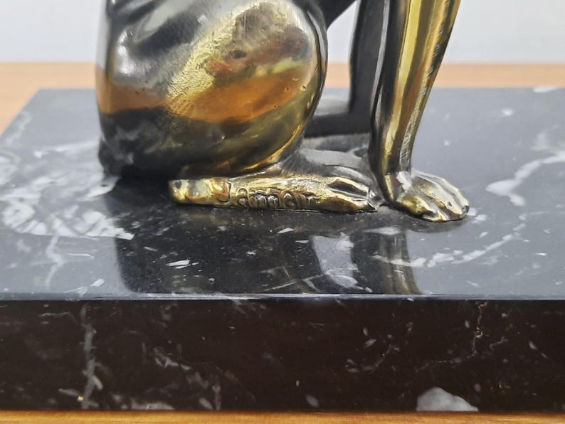 1930s Art Deco French Bookends With Figural Doberman Dogs by Jamar - Etsy