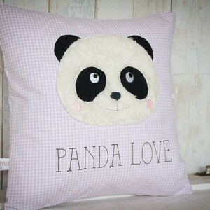 Bio Cuddle/travel Pillow panda Love 40 40 Cm - Etsy