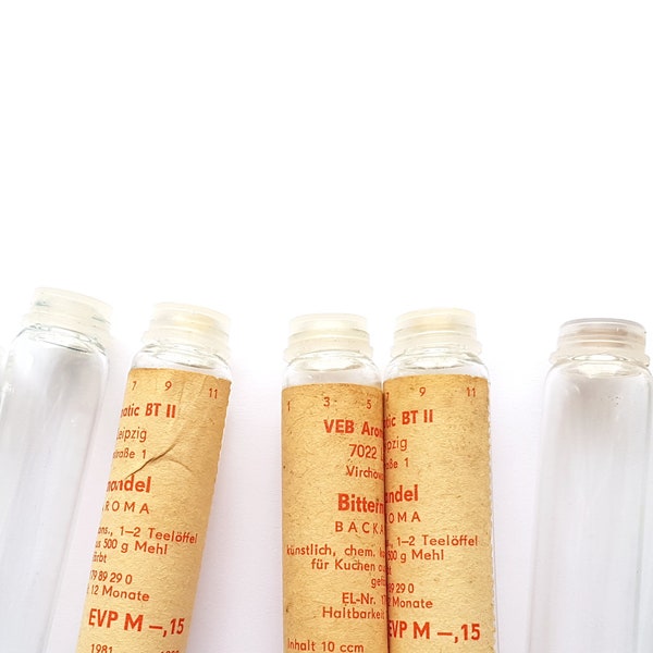Vintage Glass Vials - Etsy