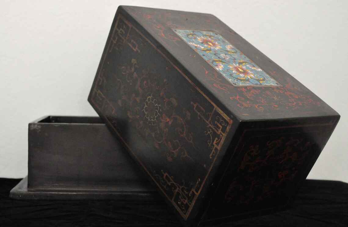 Antique Chinese Cloisonné Scholar's Box - Etsy