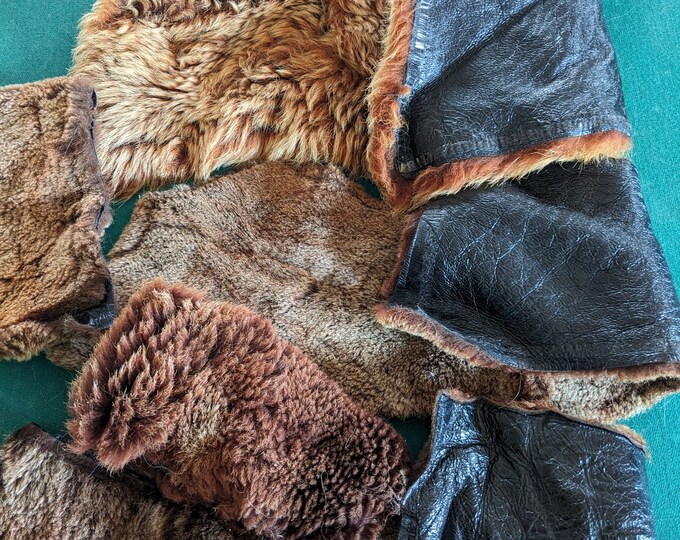 Fur Scraps Scrap Fur Fur Mix Natural Crafting Fur Fur Remnants Long ...
