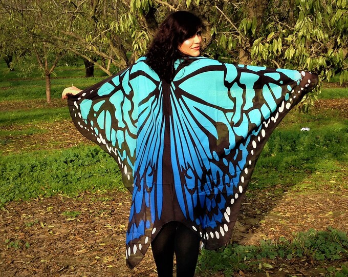 Butterfly Wings - Whimsical Butterfly Cape - Blue Morpho Butterfly ...