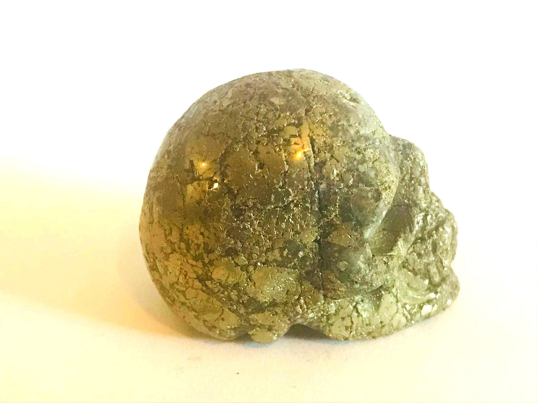 Genuine Gemstone Carved Skulls Gemstone: Pyrite Vibrant - Etsy.de