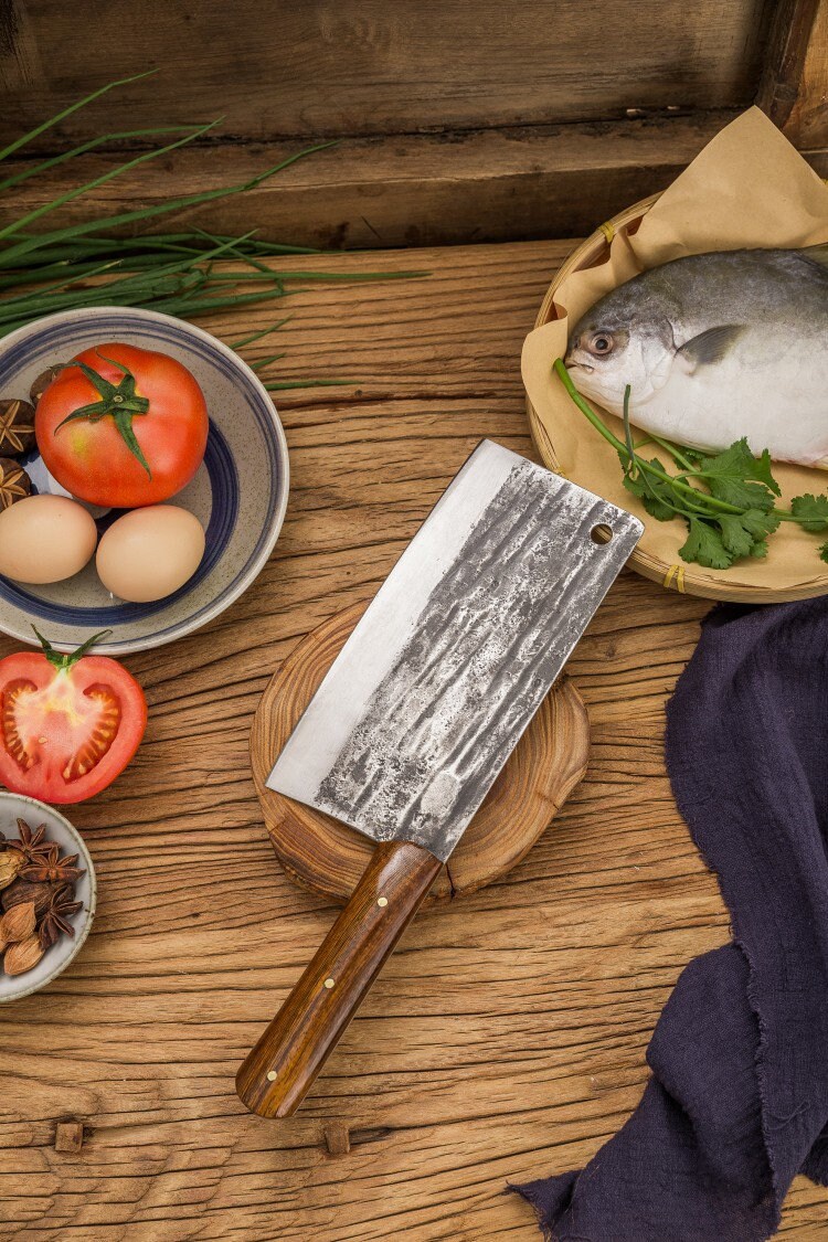Handmade Kitchen Asian Style Cleaver Chopper Professional Kitchen Chef ...