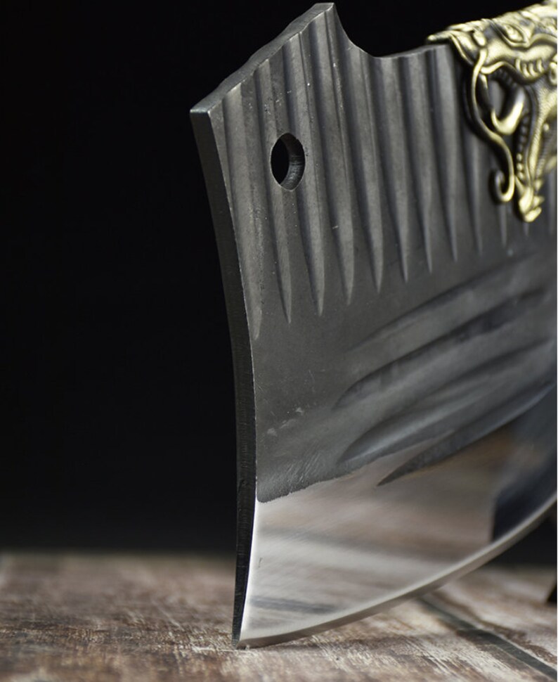 Handmade Hand Forged Kitchen Axe Viking Cleaver Chopper Professional ...