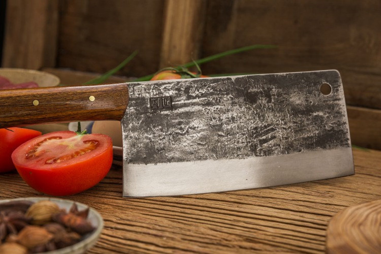 Handmade Kitchen Asian Style Cleaver Chopper Professional - Etsy