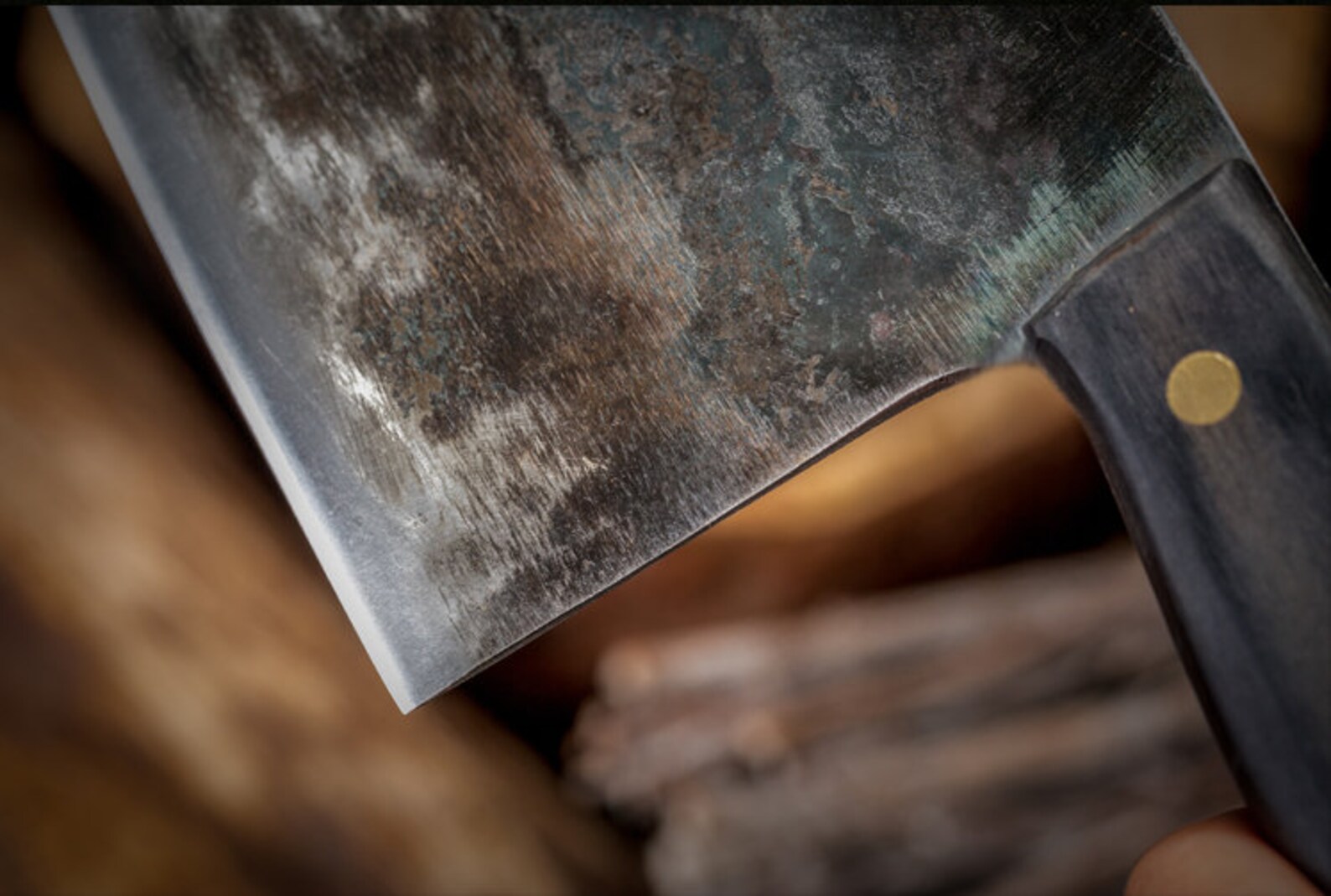 Handmade Kitchen Cleaver Chopper Professional Kitchen Chef Knife carbon ...