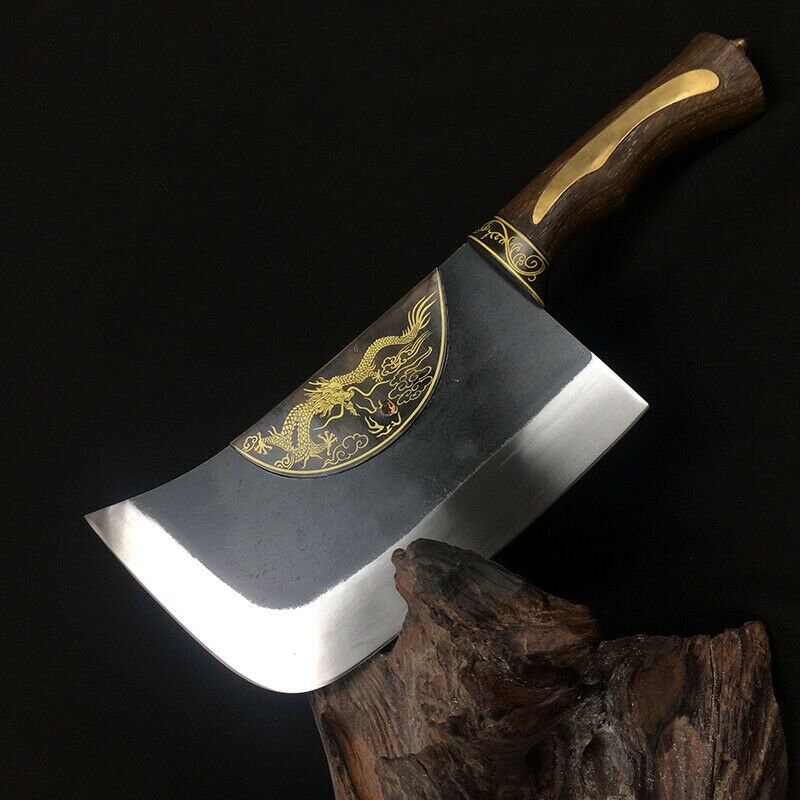 Manganese Steel Heavy Duty Meat Cleaver Chef Knife Butcher - Etsy