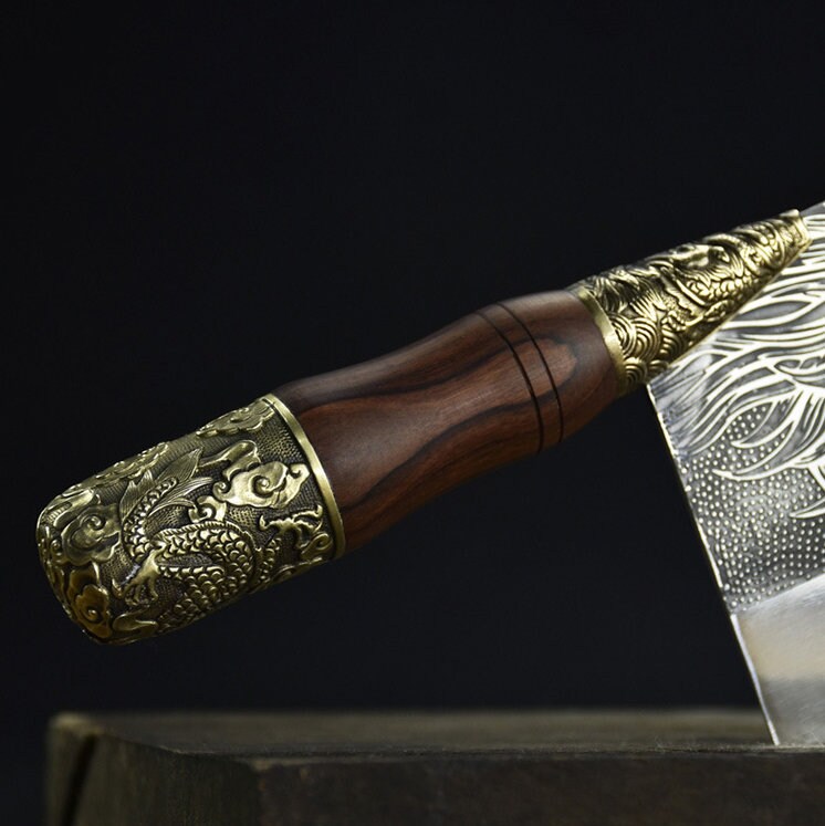 Hand-forged Kitchen Knife Chef Meat Slices and Bones Super | Etsy