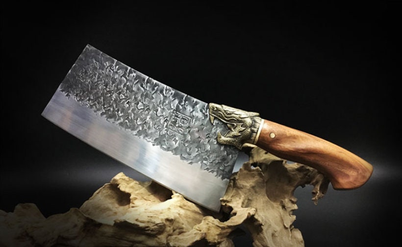 Meat Cleavermeat Chopper Butcher's Knife Kitchen - Etsy