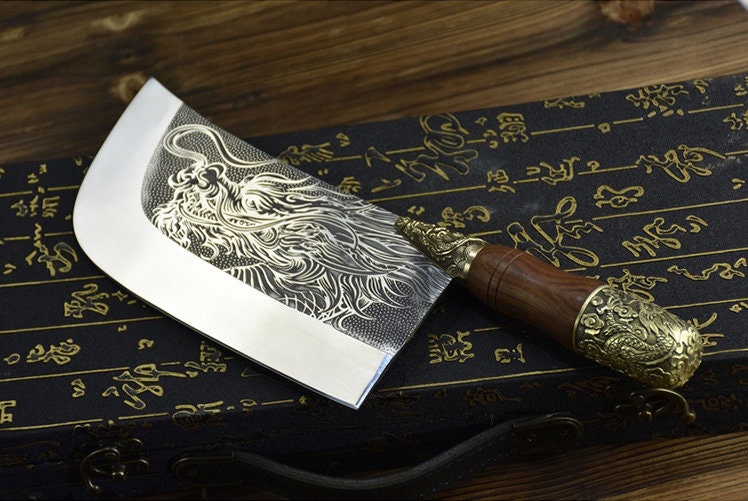 Hand-forged Kitchen Knife Chef Meat Slices and Bones Super | Etsy