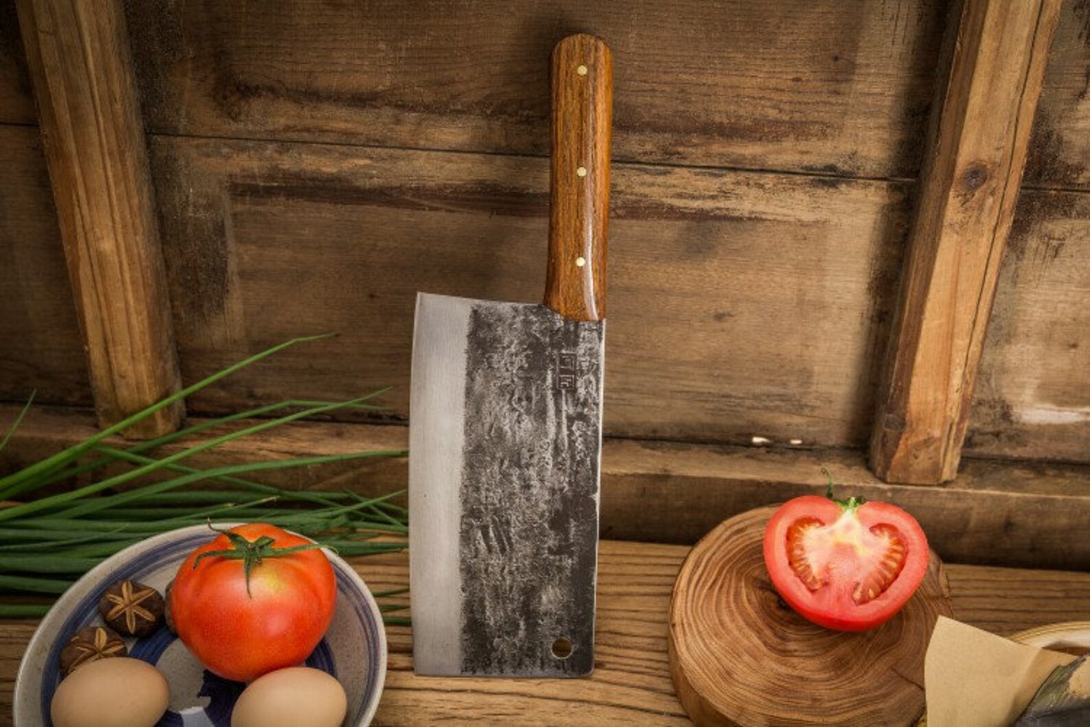 Handmade Kitchen Asian Style Cleaver Chopper Professional - Etsy