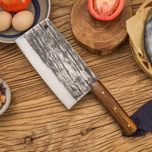 Handmade Kitchen Asian Style Cleaver Chopper Professional Kitchen Chef ...