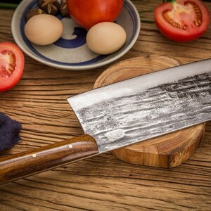 Handmade Kitchen Asian Style Cleaver Chopper Professional Kitchen Chef ...
