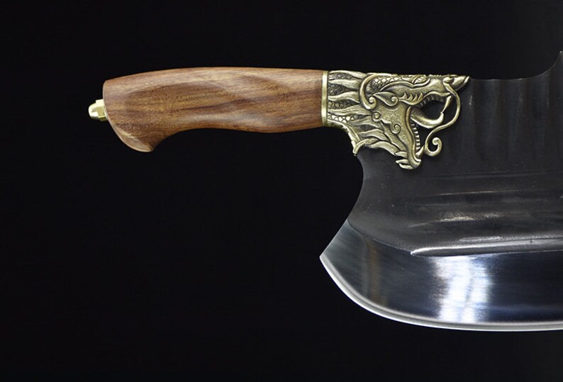 Handmade Hand Forged Kitchen Axe Viking Cleaver Chopper Professional ...