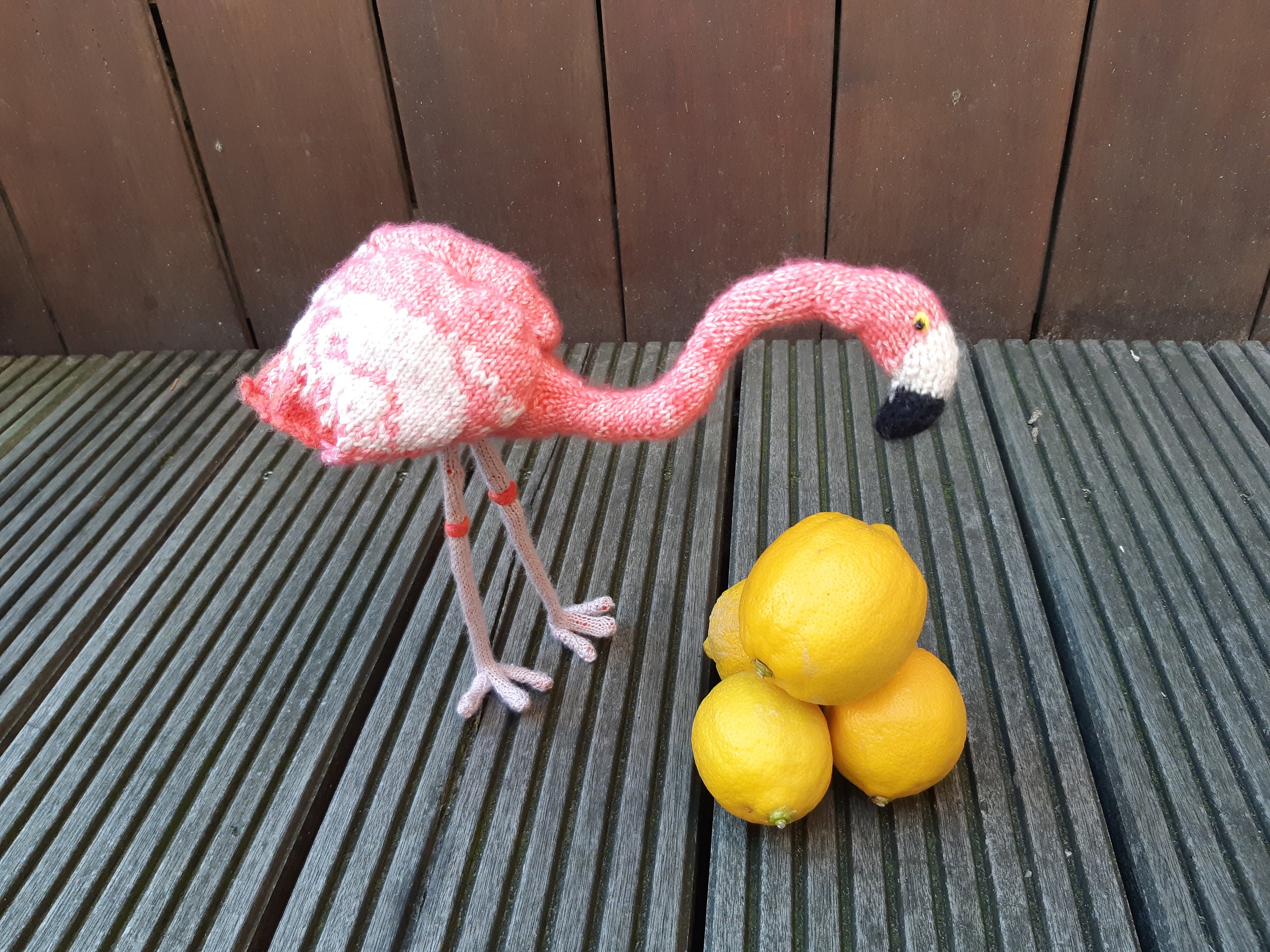 Flamingo knitting Pattern - Etsy