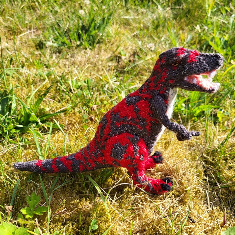 Allosaurus knitting Pattern - Etsy