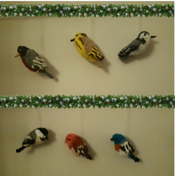 Backyard Birds knitting Pattern | Etsy